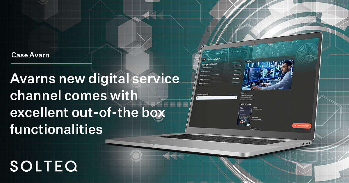 Customer portal for Avarn Security