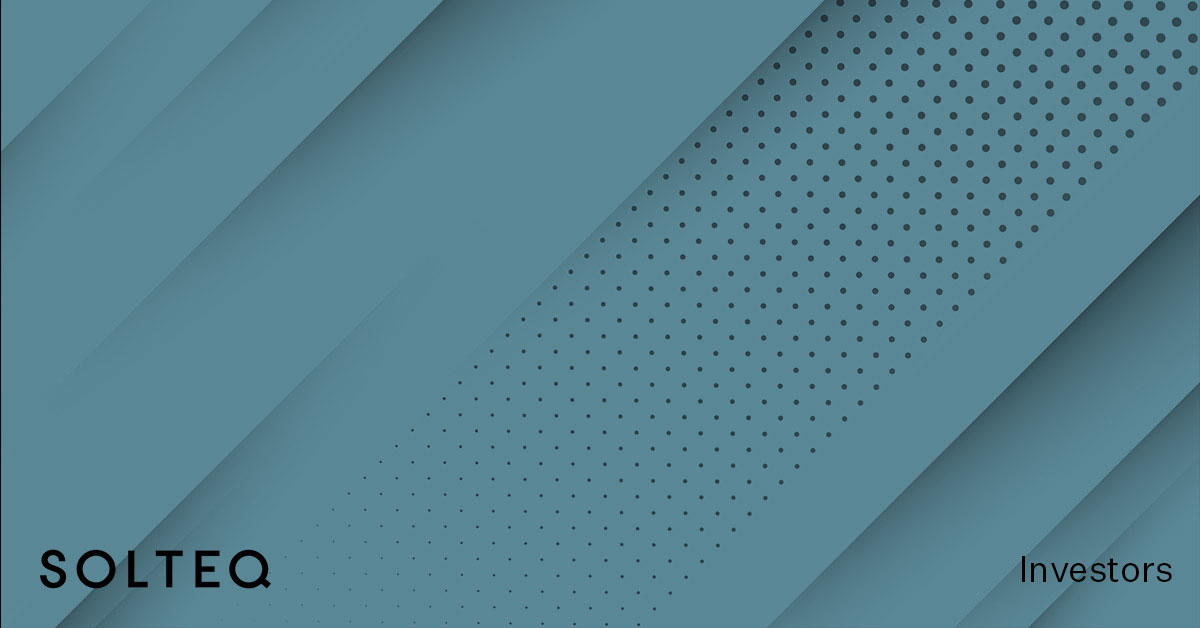 Investor releases - Solteq