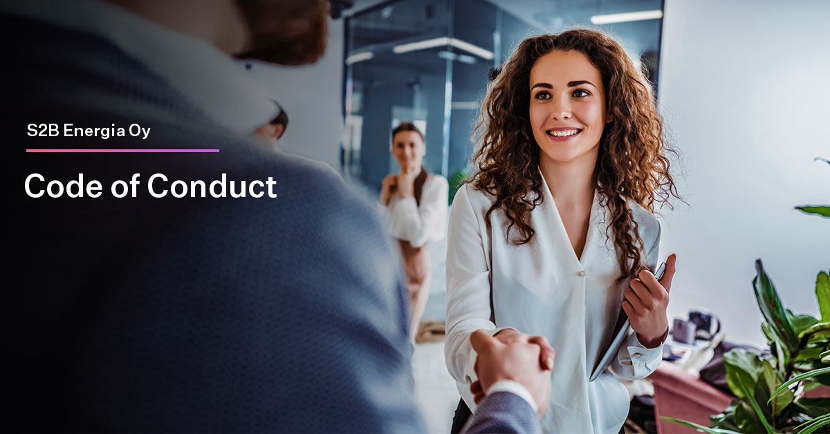 S2B Energia - Code of Conduct | Solteq Suomi